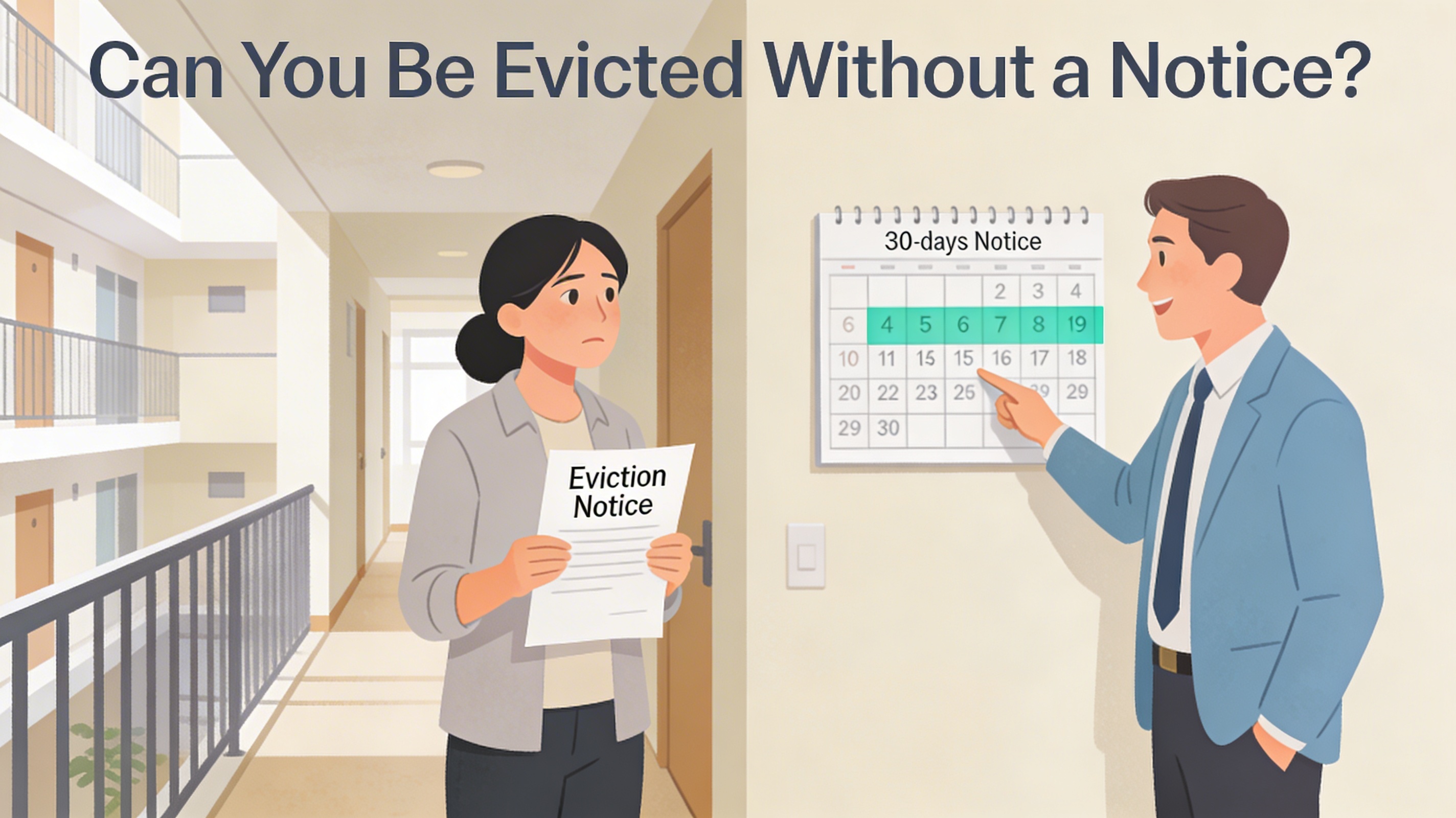 Can You Be Evicted Without a Notice? - SmartScreen