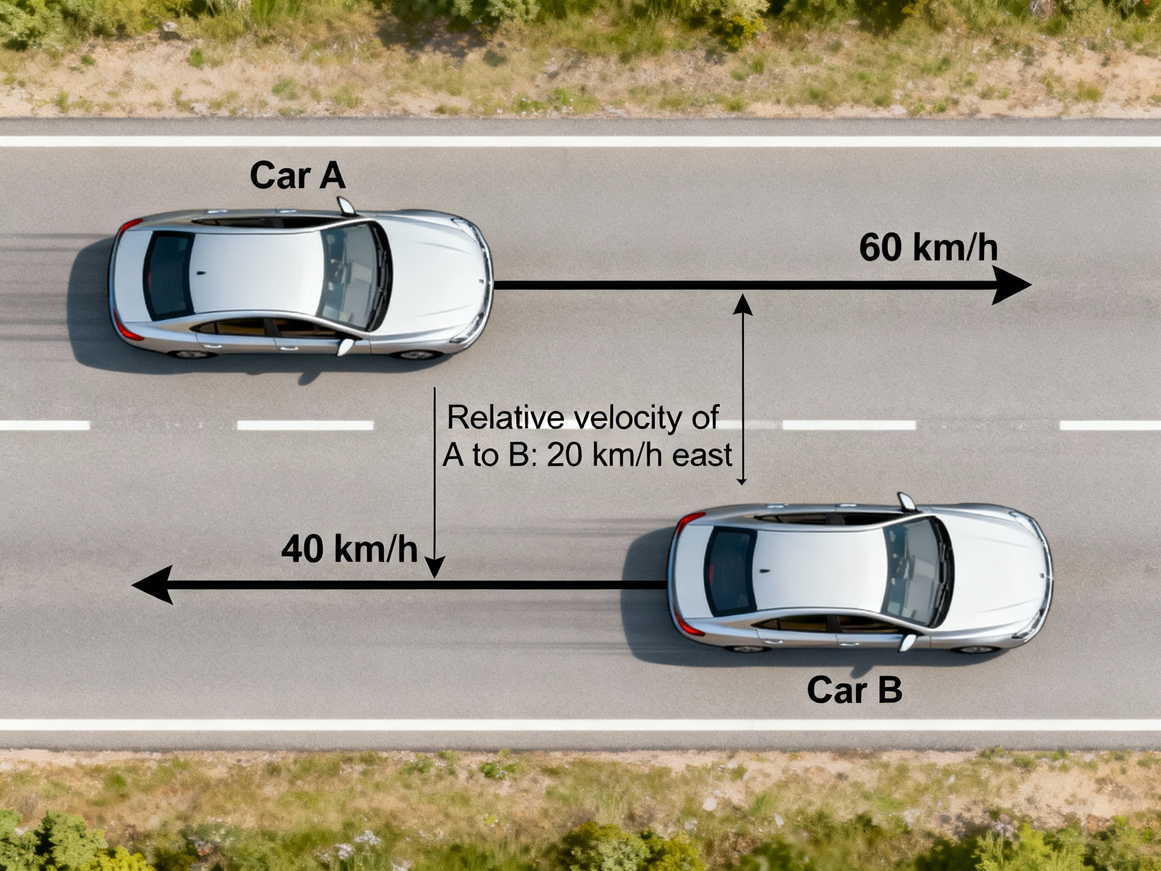 Rectilinear Motion - Relative Velocity | Shaalaa.com